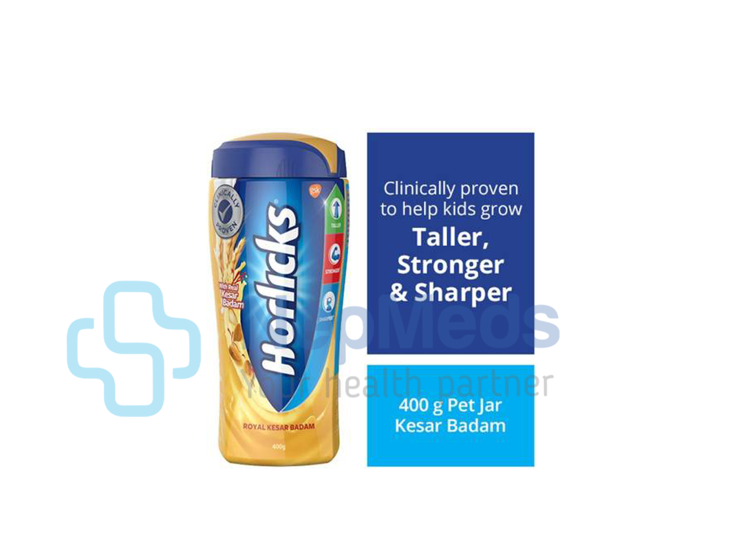 Kesar Badam Horlicks 400gm - Buy Kesar Badam Horlicks 400gm at Best ...