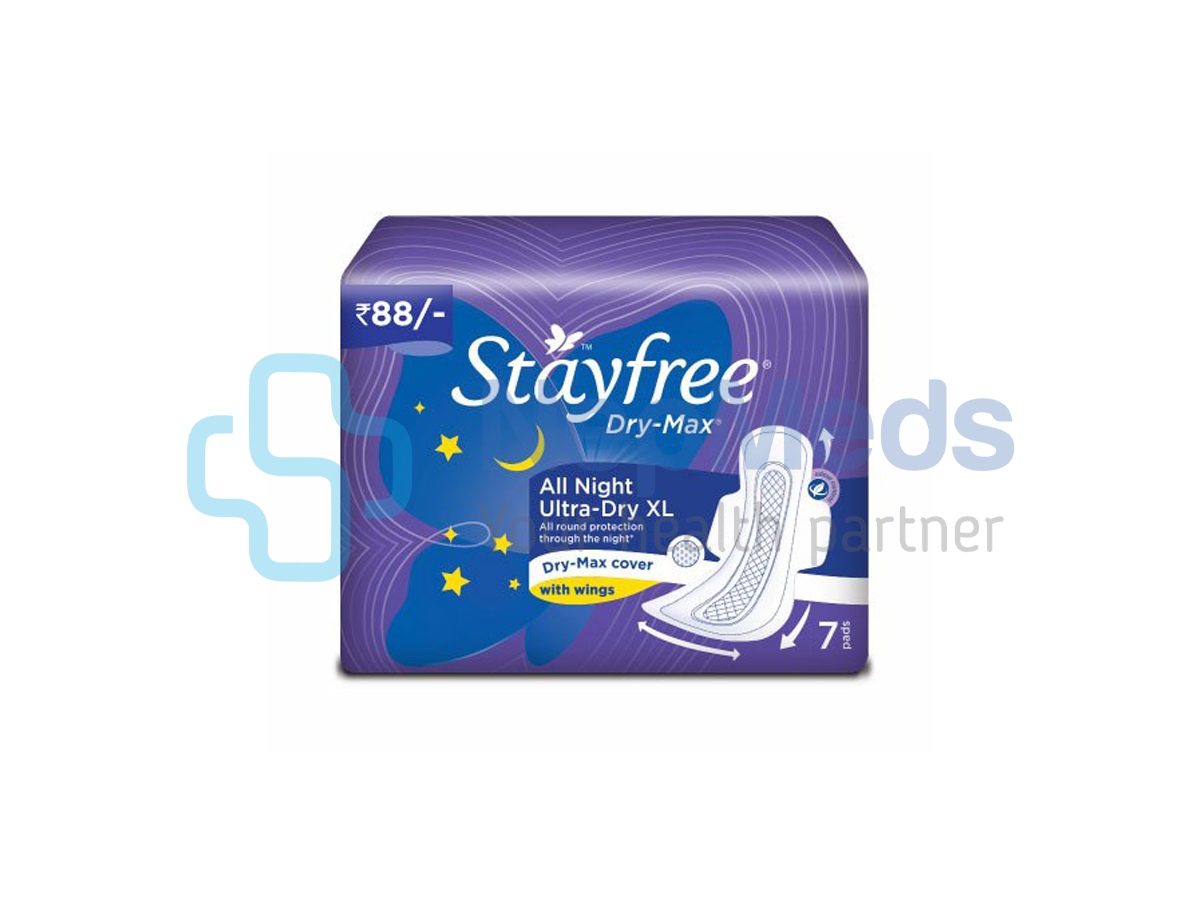 StayFree Ultra Dry Max(India) All Nights 7s sunshine - Buy StayFree ...
