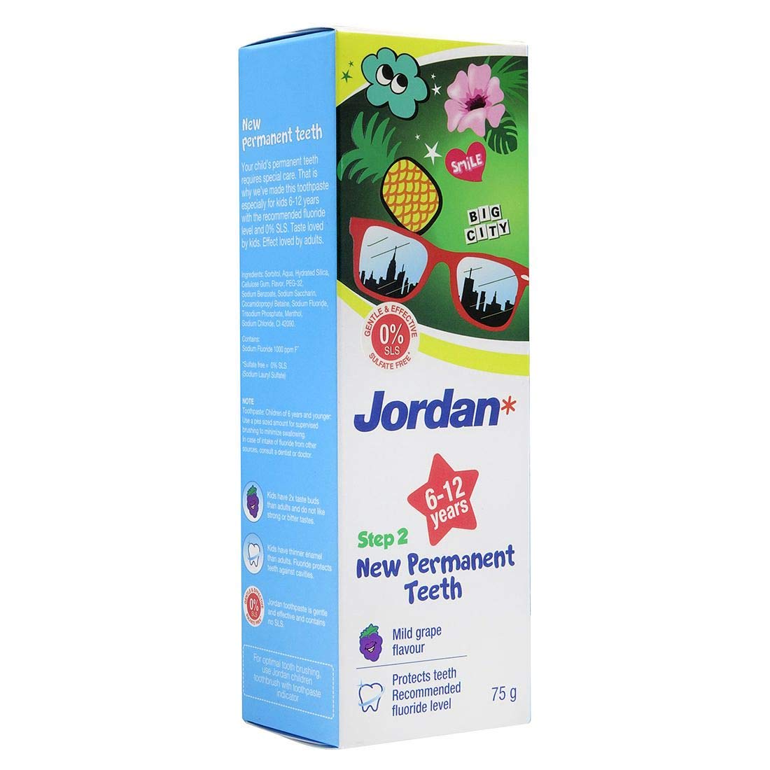 Jordan Tooth Paste (New Permanent Teeth) For Kids- 75gm - Buy Jordan ...