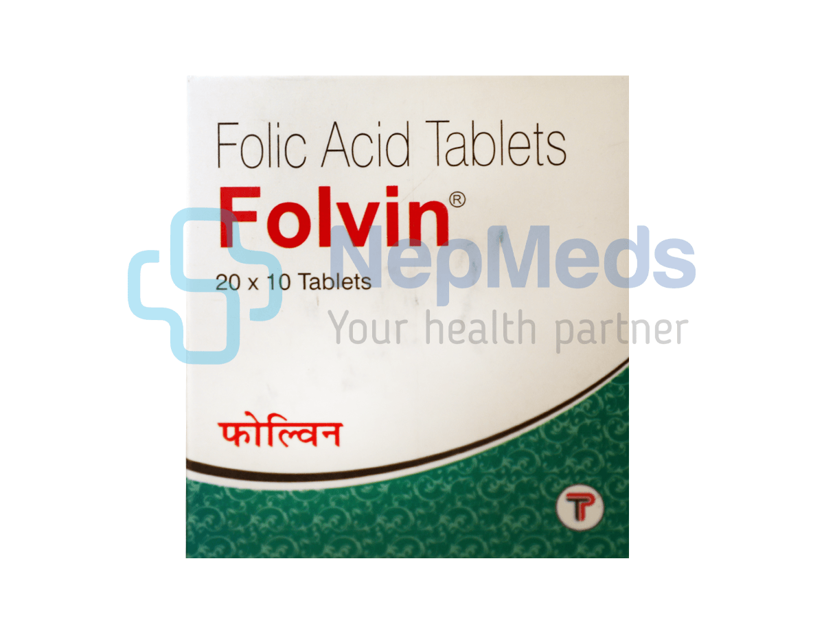 Folvin 5mg Tab - Buy Folvin 5mg Tab at Best Price in NepMeds