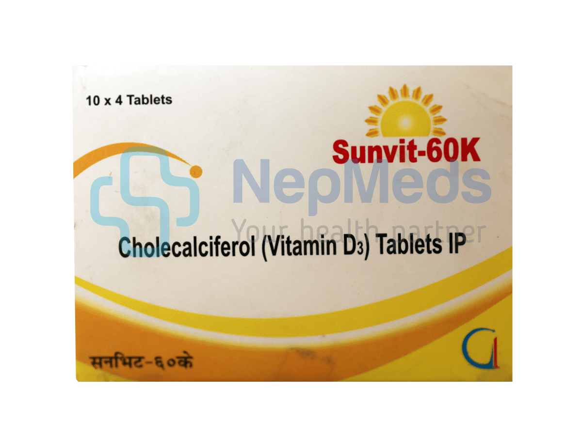Sunvit 60K Tab - Buy Sunvit 60K Tab at Best Price in NepMeds