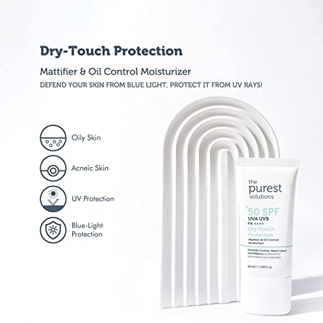 The Purest Solutions Dry-Touch Protection | Mattifier & Oil Control ...