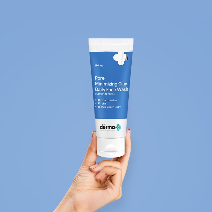 The Derma Co Pore Minimizing Clay Daily Face Wash with 1 Niacinamide 2 PHA 100 ml Buy The Derma Co Pore Minimizing Clay Daily Face Wash with 1 Niacinamide