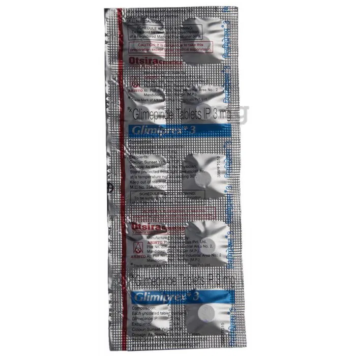 Glimiprex 3mg Tab - Buy Glimiprex 3mg Tab at Best Price in NepMeds