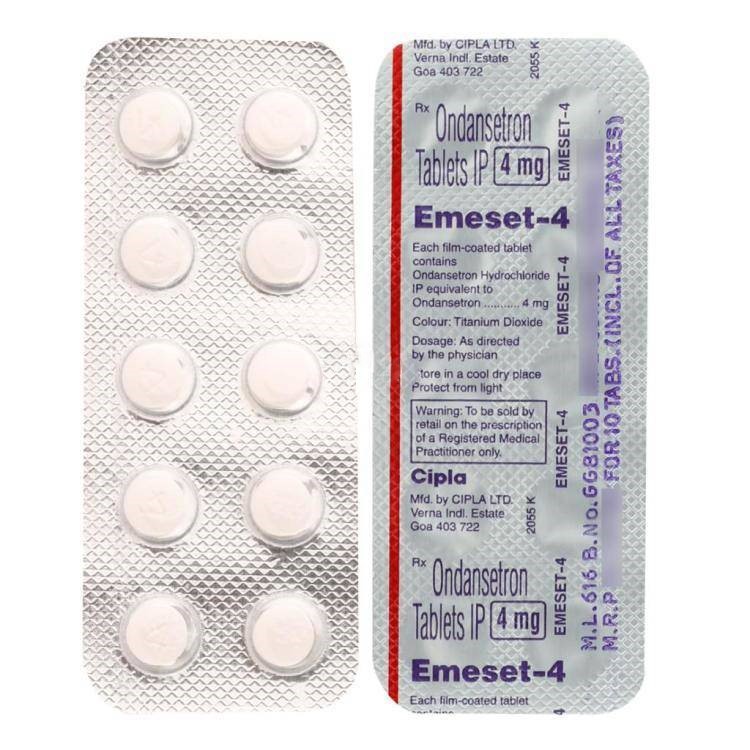 Emeset 4mg Tab - Buy Emeset 4mg Tab at Best Price in NepMeds
