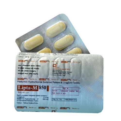 LIPTA M 850MG - Buy LIPTA M 850MG at Best Price in NepMeds