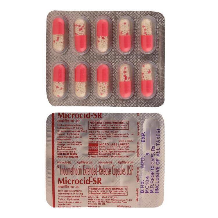 Microcid SR 75mg Cap - Buy Microcid SR 75mg Cap at Best Price in NepMeds