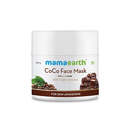 Mamaearth CoCo Face Mask with Coffee & Cocoa for Skin Awakening-100g ...