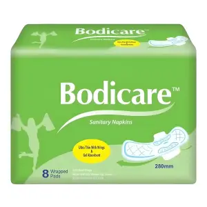 Bodicare Sanitary Napkin Ultra Thin Wings And Gel Absorbent 280mm 8 ...