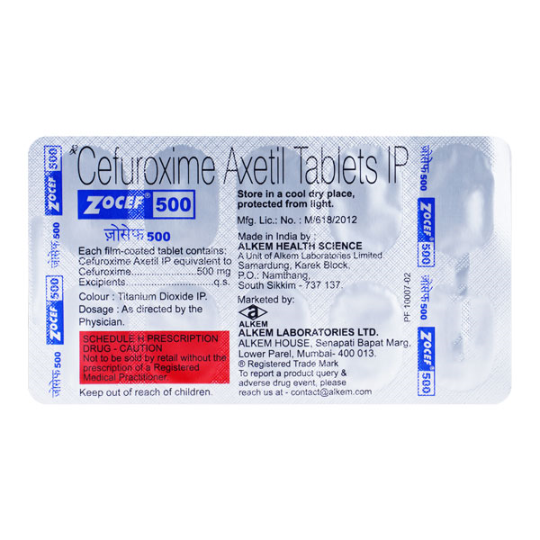 Zocef 500mg - Buy Zocef 500mg at Best Price in NepMeds