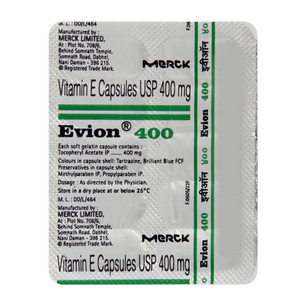 Evion 400mg Capsule - Buy Evion 400mg Capsule at Best Price in NepMeds