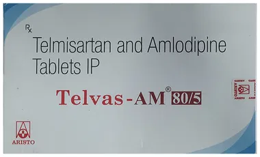 Telvas AM 80/5 Tablet - Buy Telvas AM 80/5 Tablet at Best Price in NepMeds
