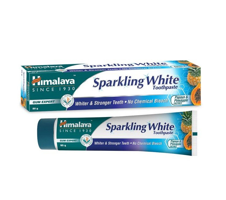 Himalaya Sparkling White Toothpaste 80g - Buy Himalaya Sparkling White ...