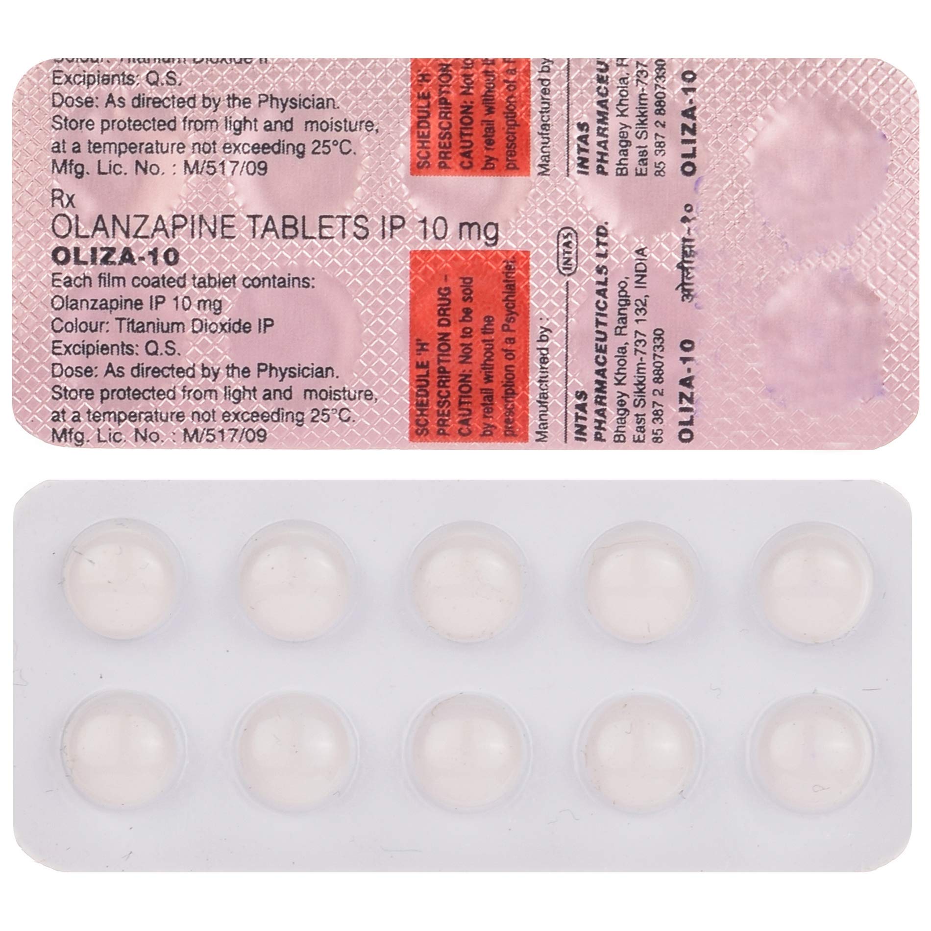 Oliza 10mg Tab - Buy Oliza 10mg Tab at Best Price in NepMeds