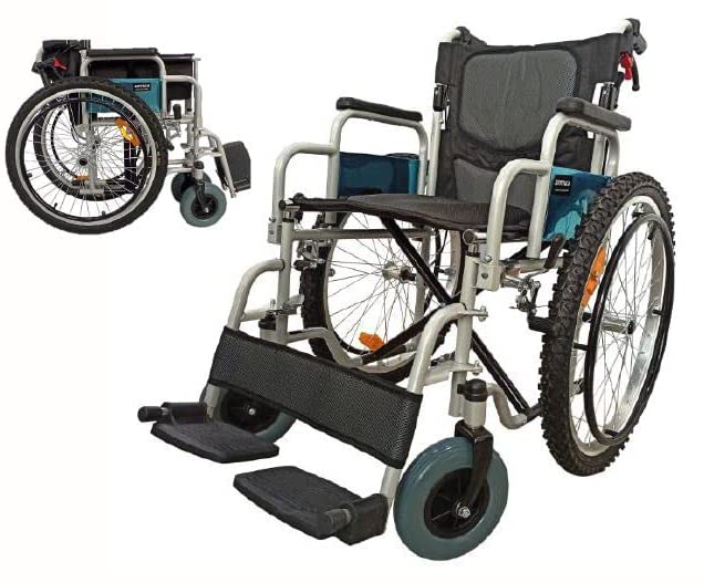 Karma Sunny 9 Foldable Wheelchair| Detachable Rear Wheel | Flip-back ...