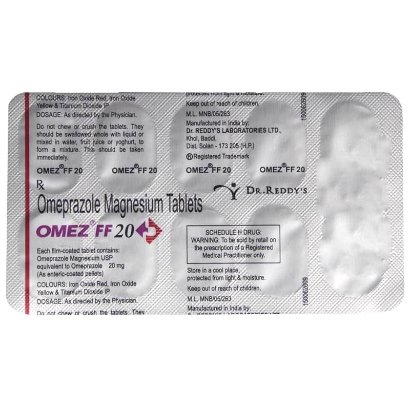 Omez FF 20 mg - Buy Omez FF 20 mg at Best Price in NepMeds
