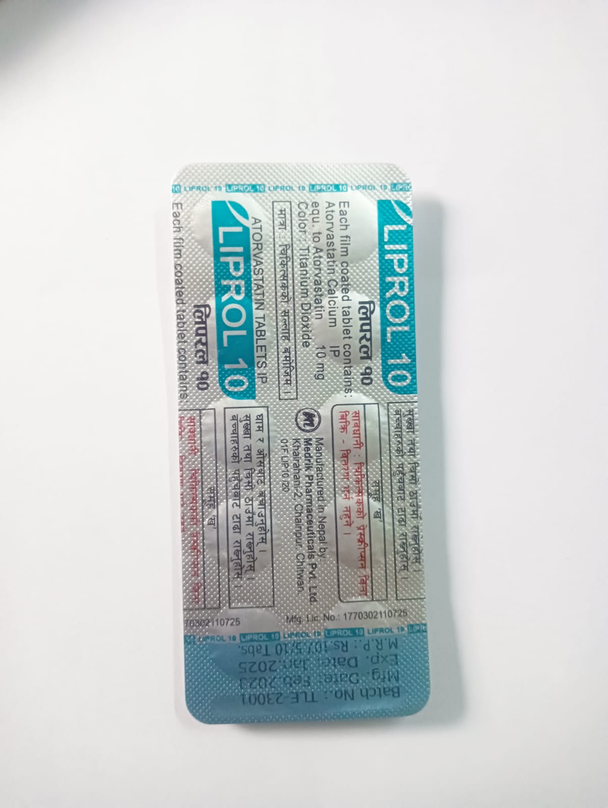 liprol 10 - Buy liprol 10 at Best Price in NepMeds