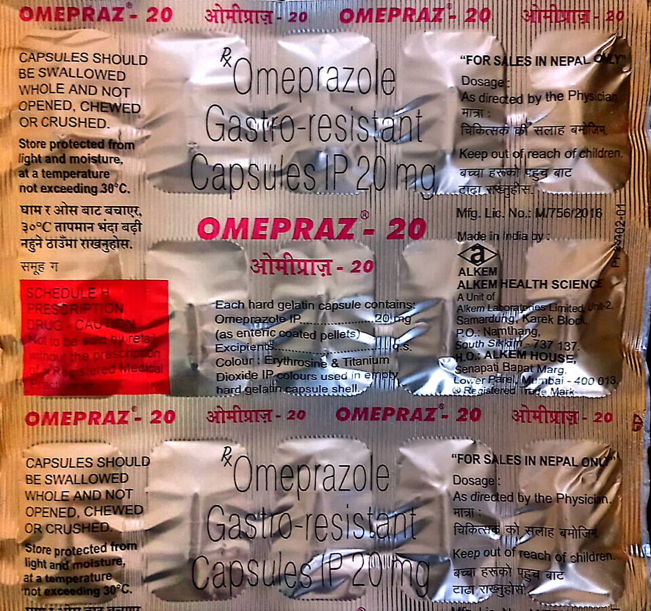Omepraz 20mg - Buy Omepraz 20mg at Best Price in NepMeds