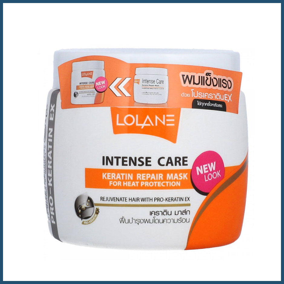 Lolane Intense Care Keratin Repair Mask For Heat Protection 200gm - Buy ...