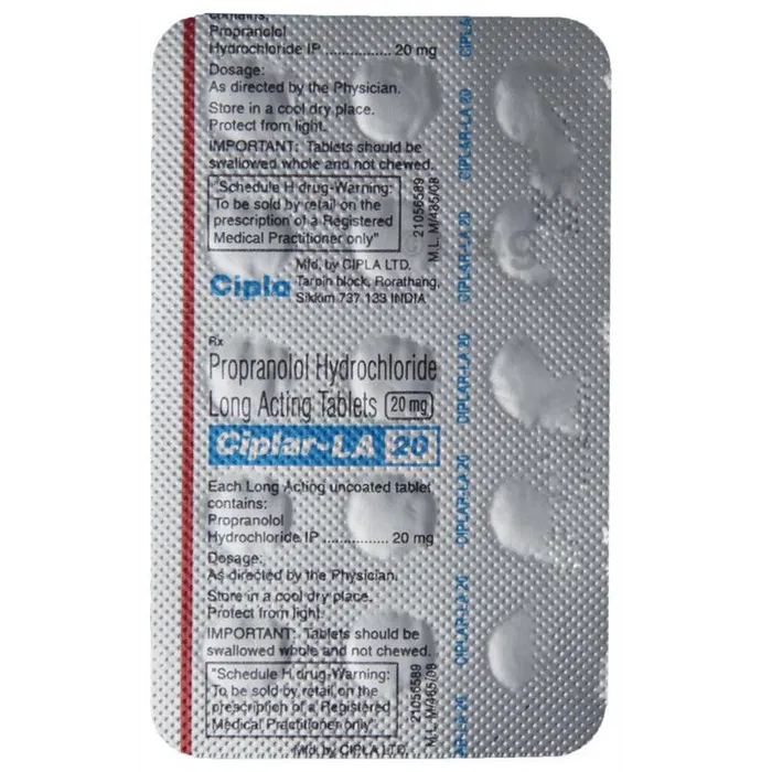 Ciplar LA 20mg Tab - Buy Ciplar LA 20mg Tab at Best Price in NepMeds