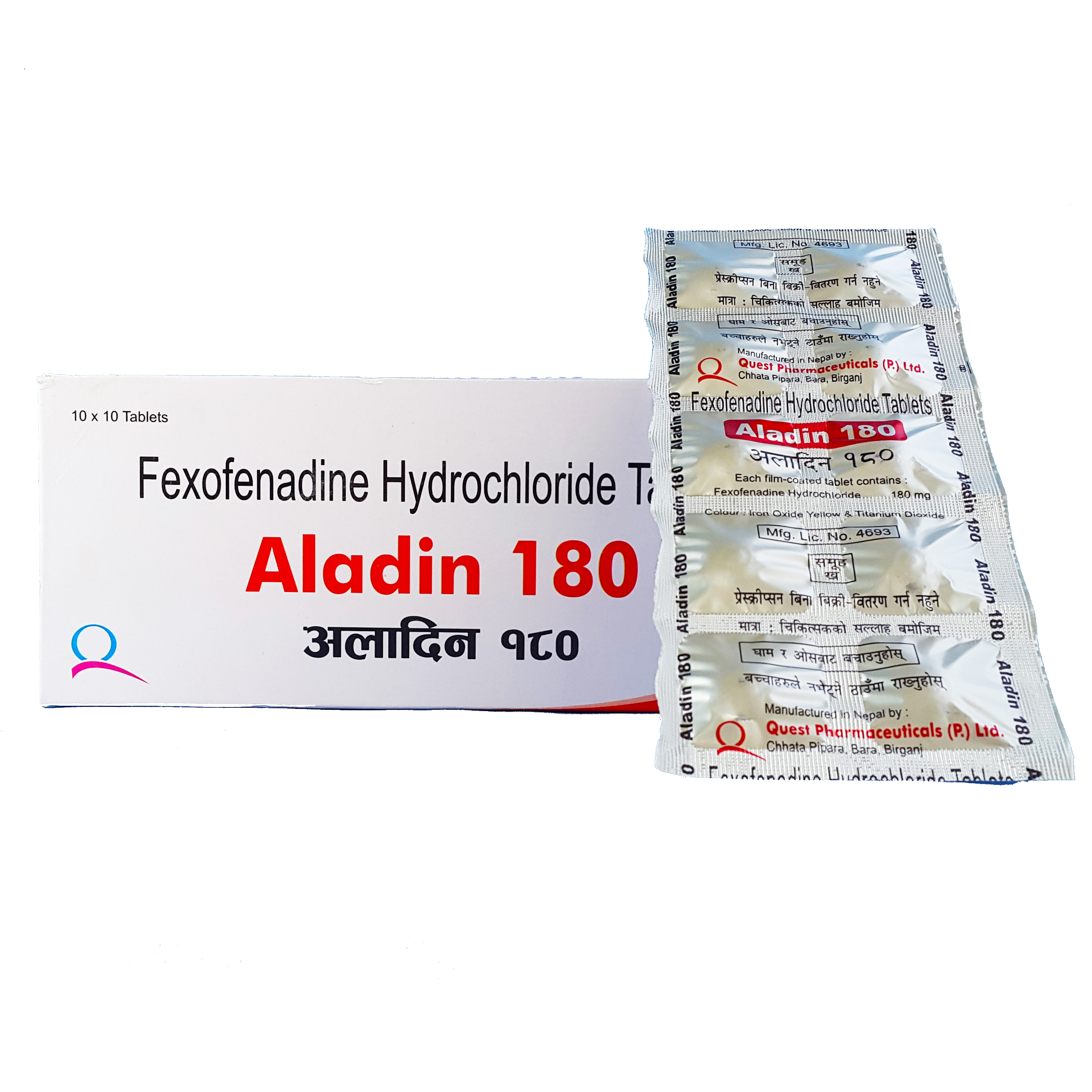 Aladin 180 mg - Buy Aladin 180 mg at Best Price in NepMeds