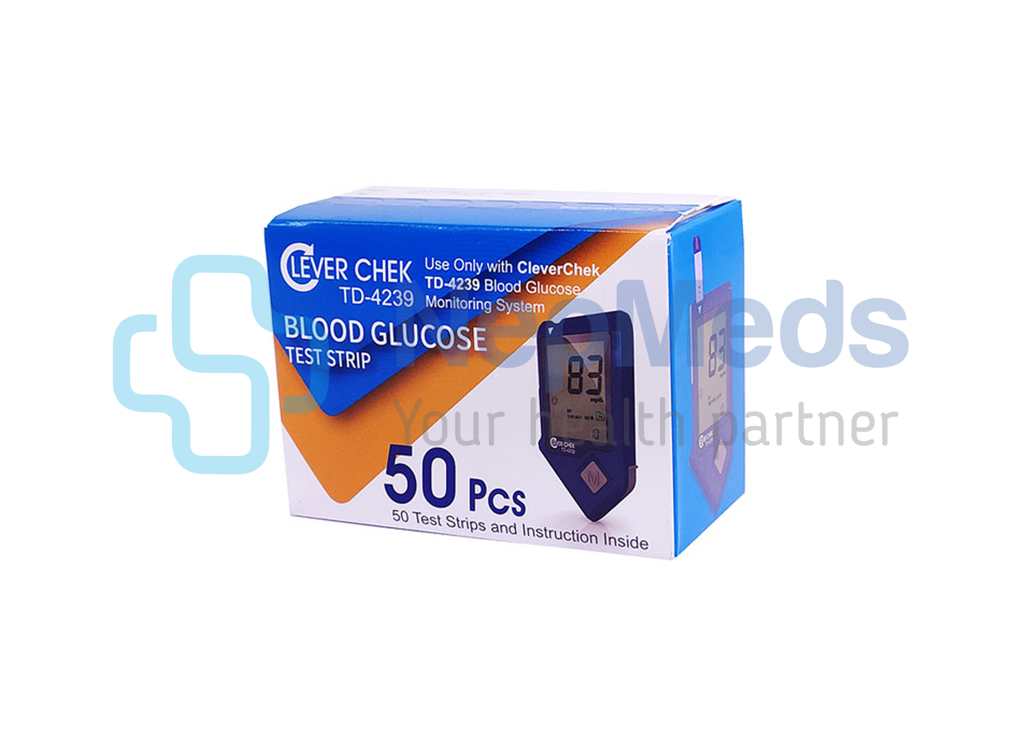 Clevercheck blood sugar strip 50pic - Buy Clevercheck blood sugar strip ...