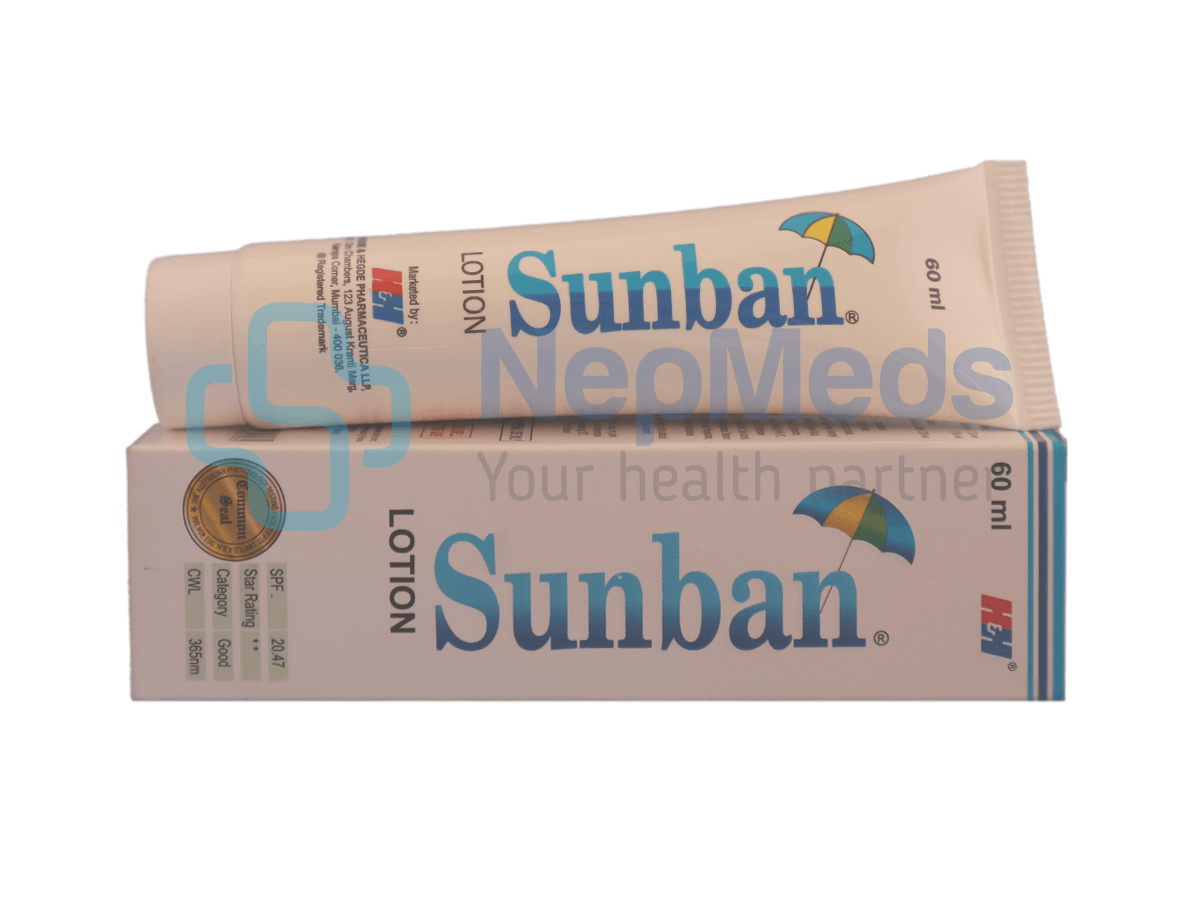 Sunban Lotion-60ml - Buy Sunban Lotion-60ml at Best Price in NepMeds