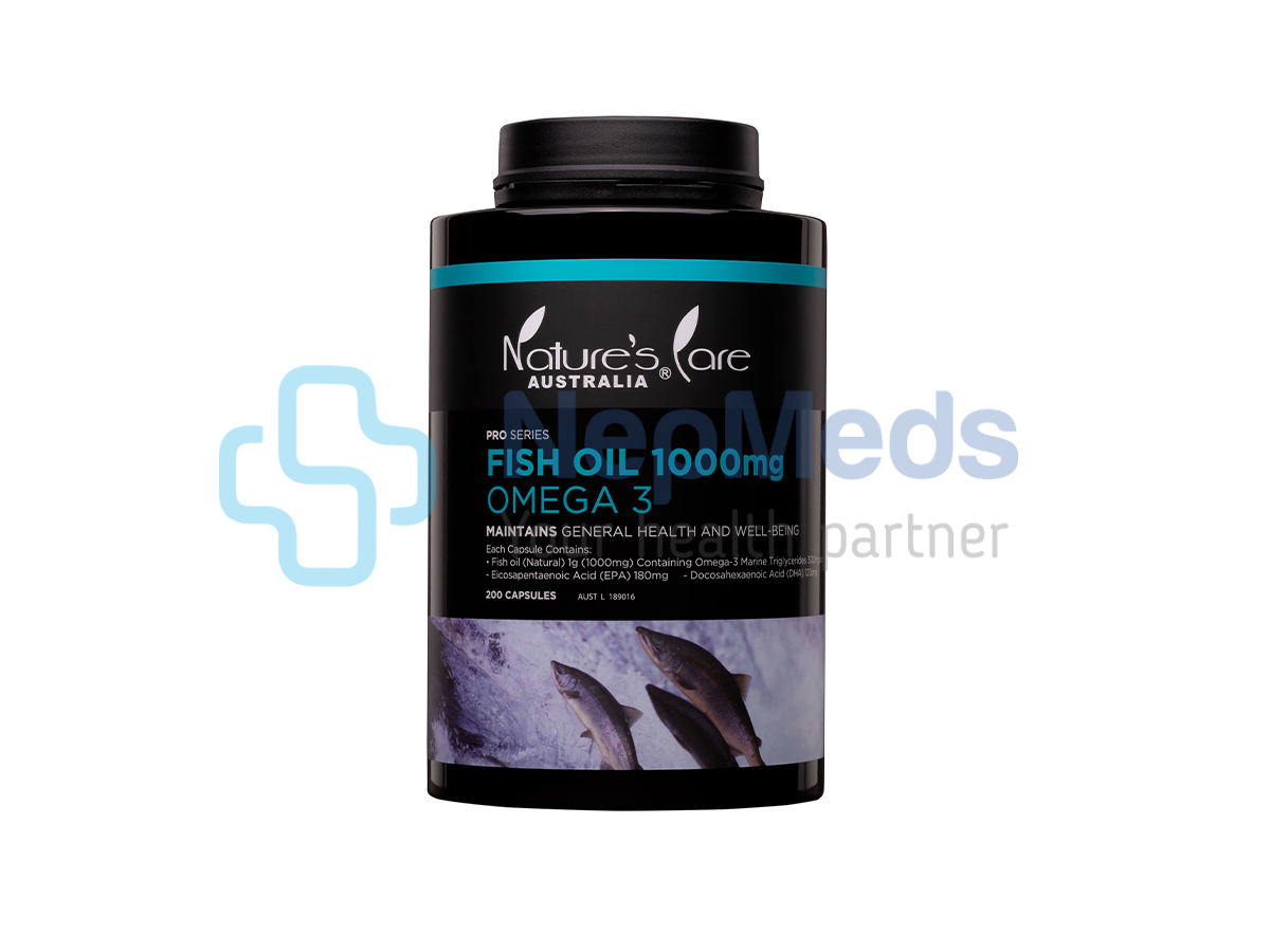 NATURE'S CARE FISH OIL 1000mg OMEGA 3 - Buy NATURE'S CARE FISH OIL ...