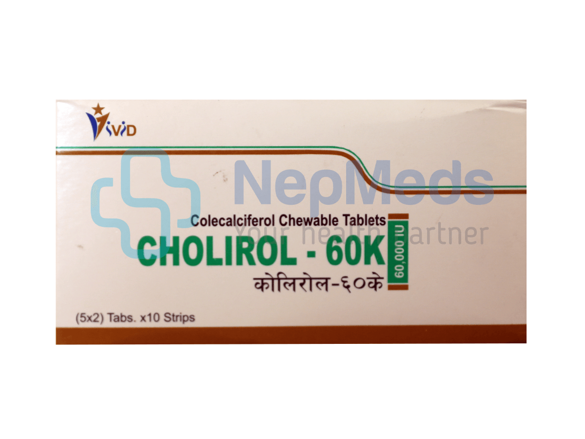 Cholirol 60k Tab - Buy Cholirol 60k Tab at Best Price in NepMeds