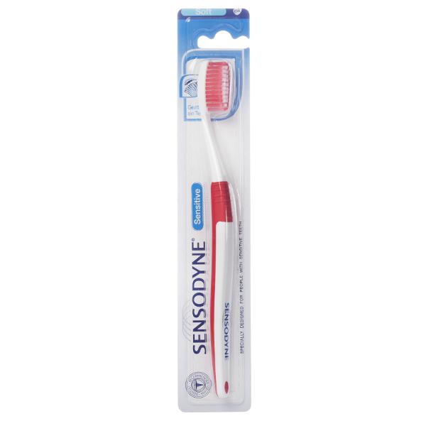 Red/White Sensodyne Sensitive Soft Toothbrush - Buy Red/White Sensodyne ...