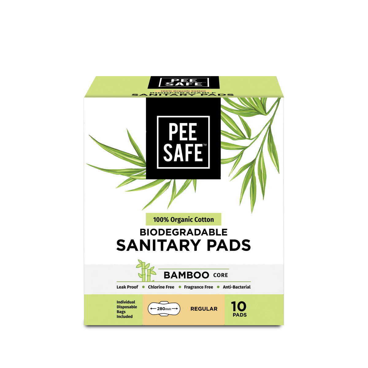 PeeSafe Bio Sanitary Pads - Regular (Pack of 10) - Buy PeeSafe Bio ...