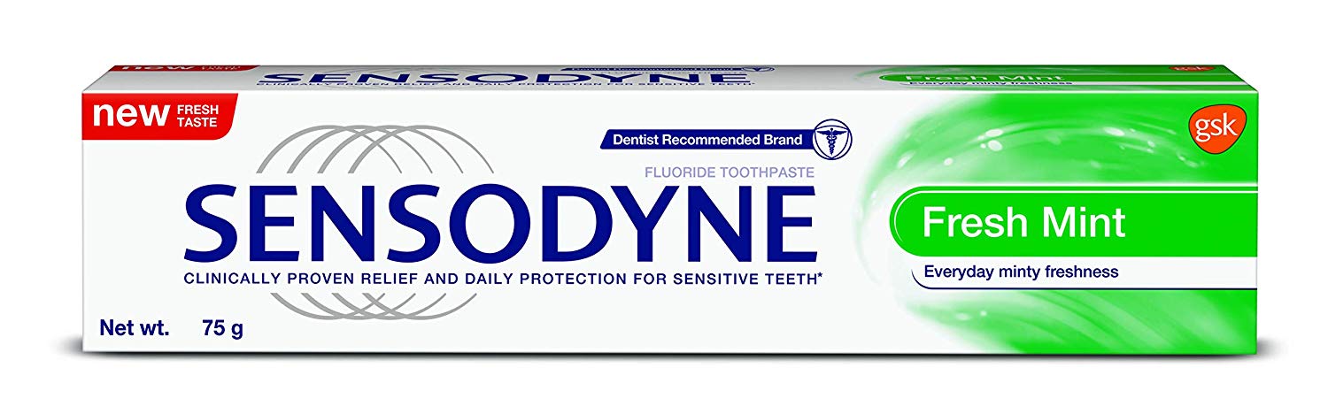 Sensodyne Fresh Mint Toothpaste - 75g - Buy Sensodyne Fresh Mint ...