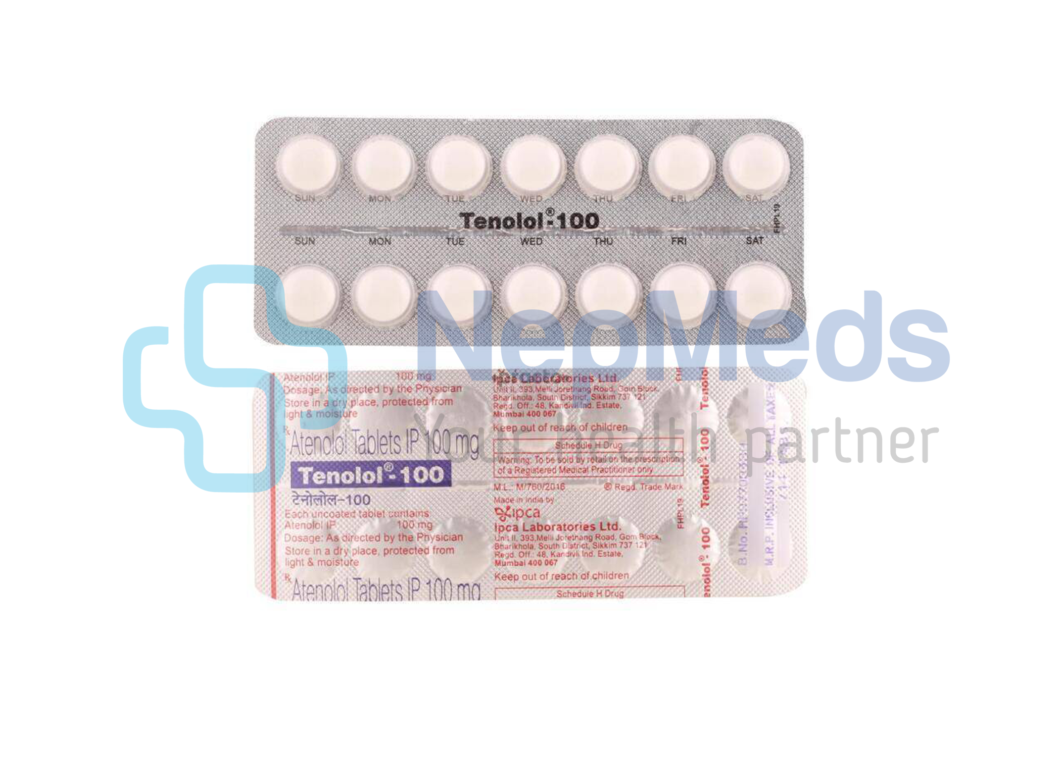 Tenolol-100mg - Buy Tenolol-100mg at Best Price in NepMeds