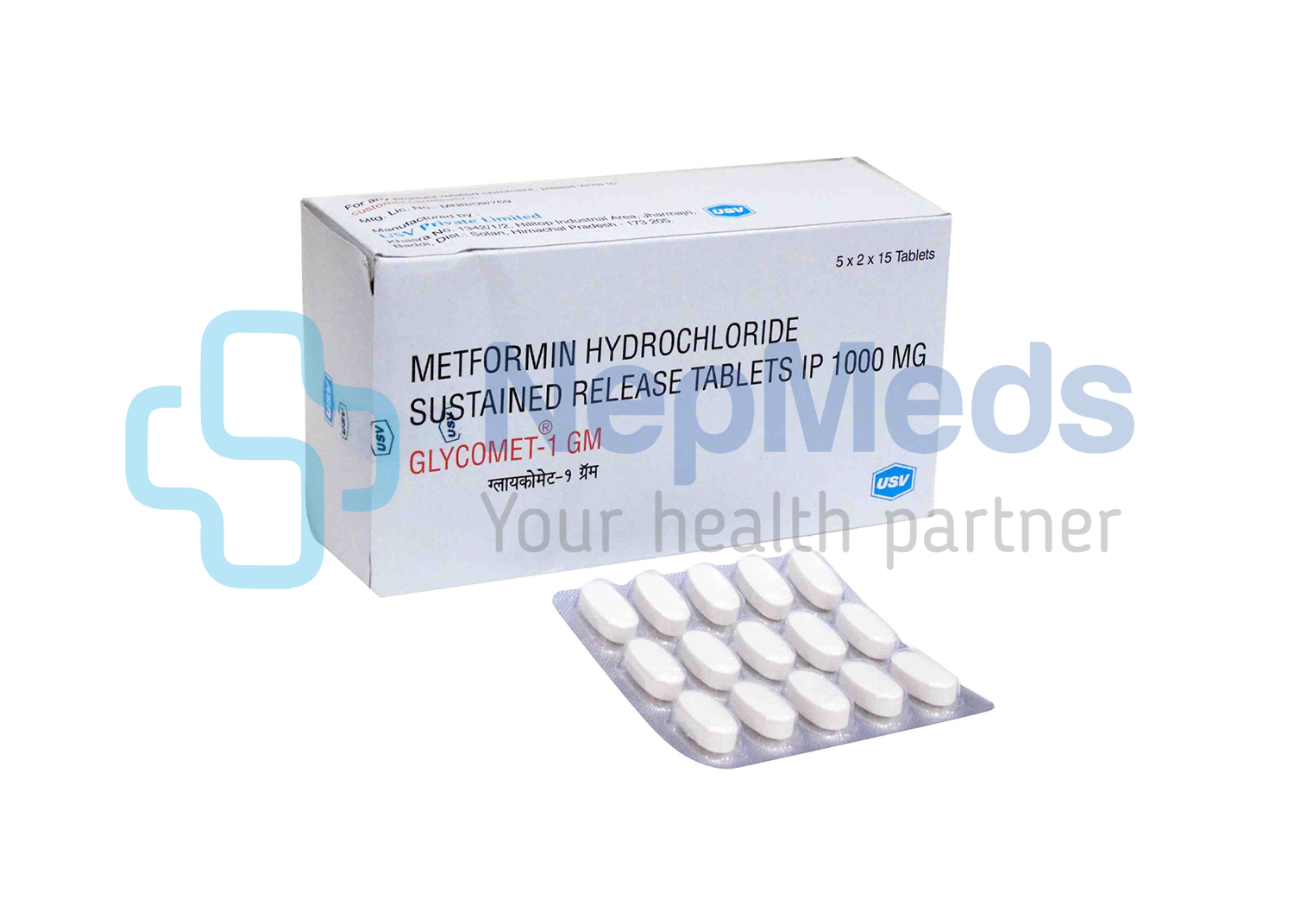 Glycomet 1gm - Buy Glycomet 1gm at Best Price in NepMeds